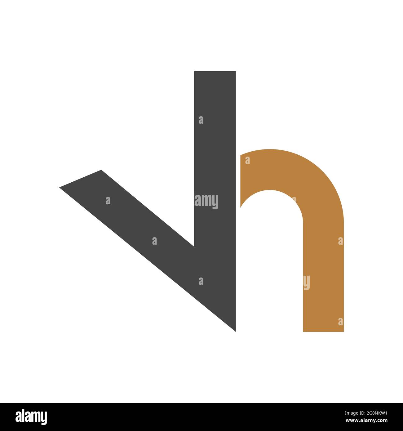 HV, VH, V AND H Abstract initial monogram letter alphabet logo design ...