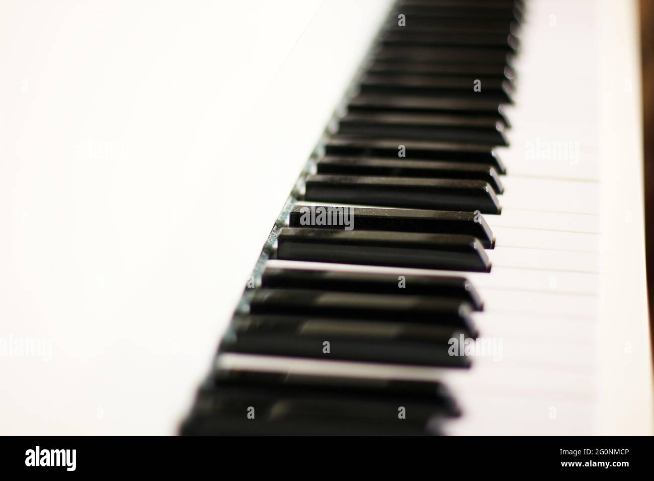 Piano. Piano keys close up Stock Photo - Alamy