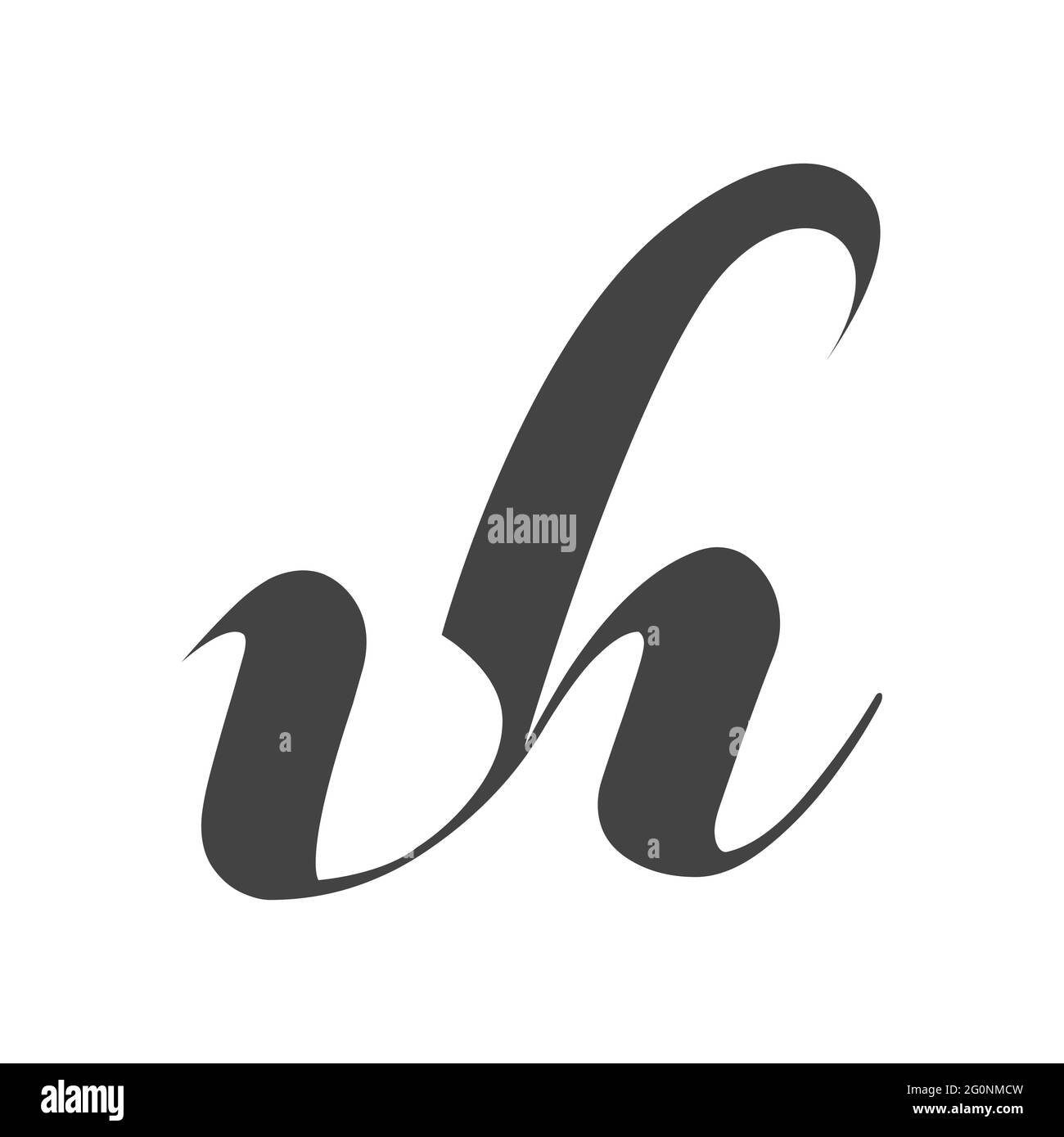 HV, VH, V AND H Abstract initial monogram letter alphabet logo design ...