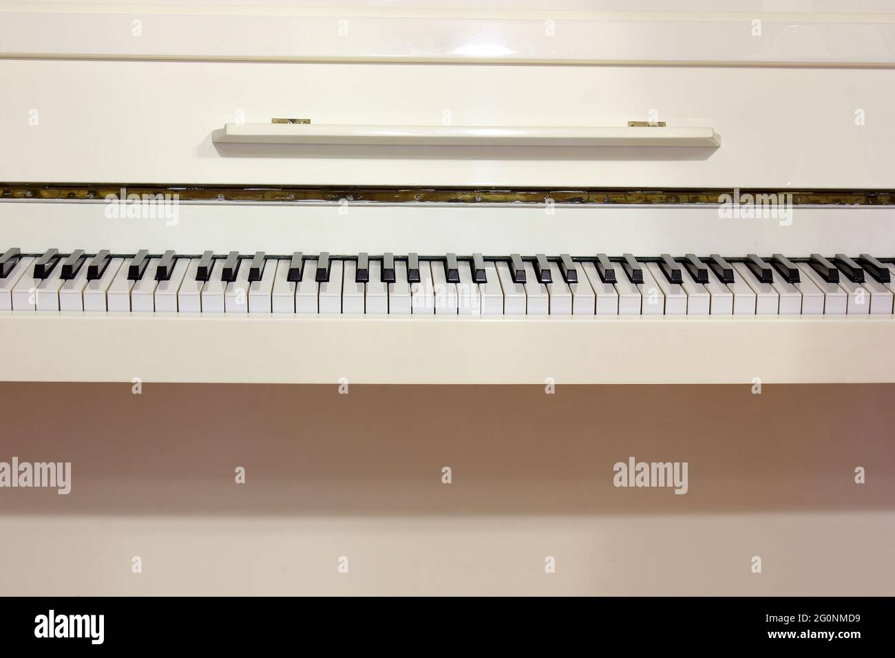Piano. Piano keys close up Stock Photo - Alamy