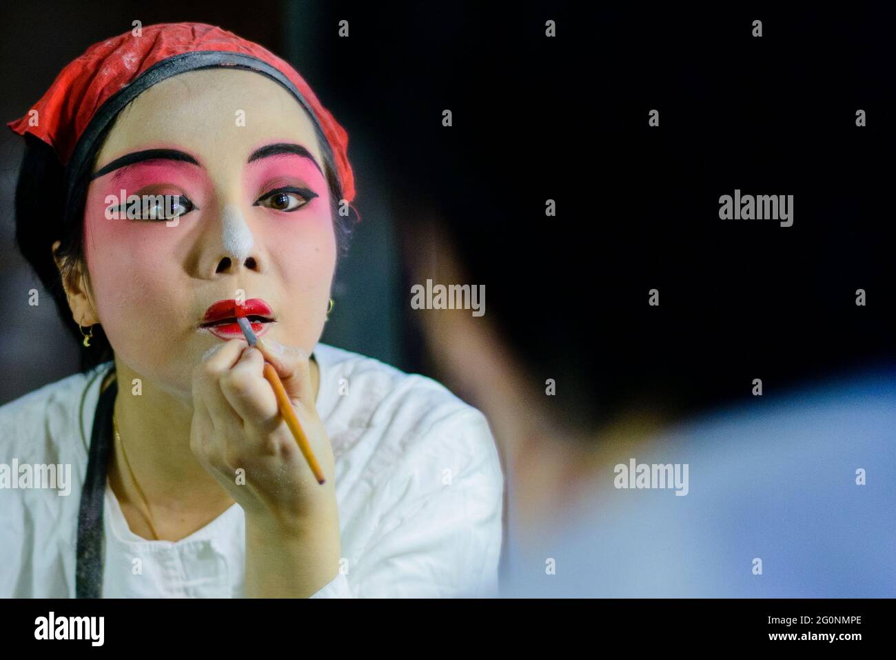 Chinese Opera backstage (Lisbon Stock Photo - Alamy