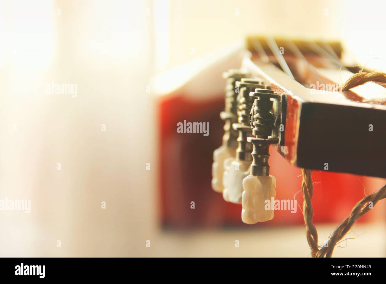 The guitar. Abstract photo. Musical instrument close up Stock Photo - Alamy