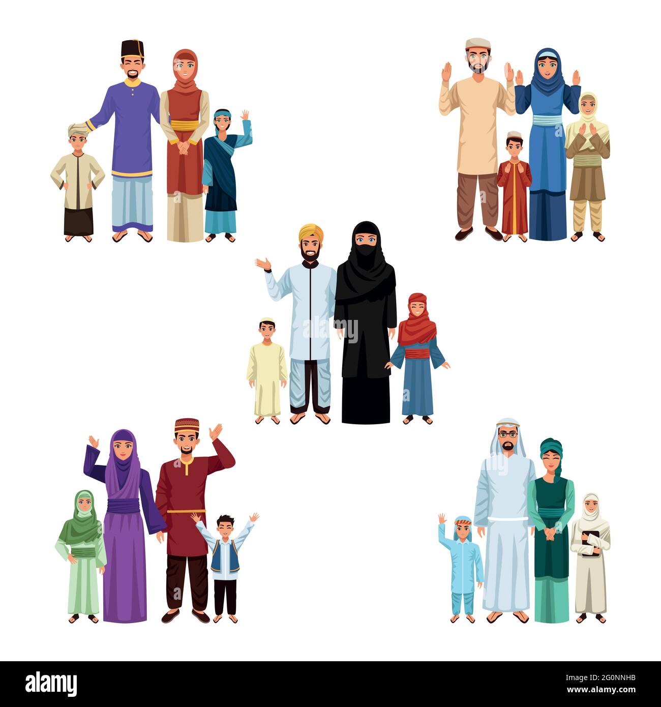 Muslim arabs Stock Vector Images - Alamy