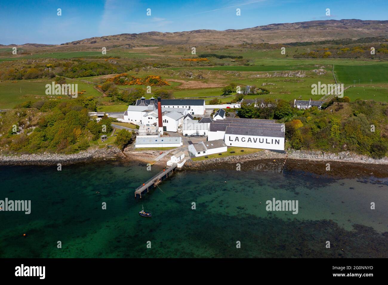 Lagavulin aerial hi-res stock photography and images - Alamy