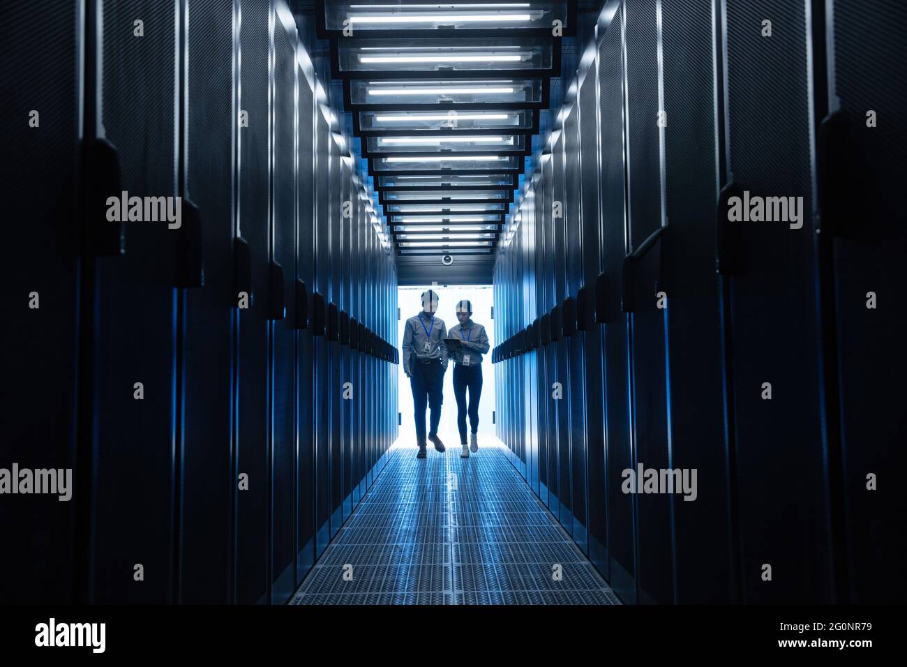 Technical personnel in the maintenance room inspection Stock Photo - Alamy