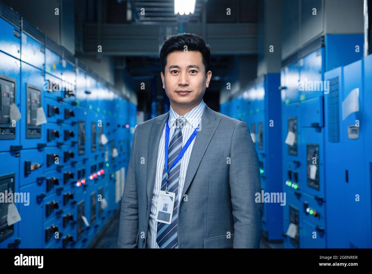 The management work in the workshop inspection Stock Photo - Alamy