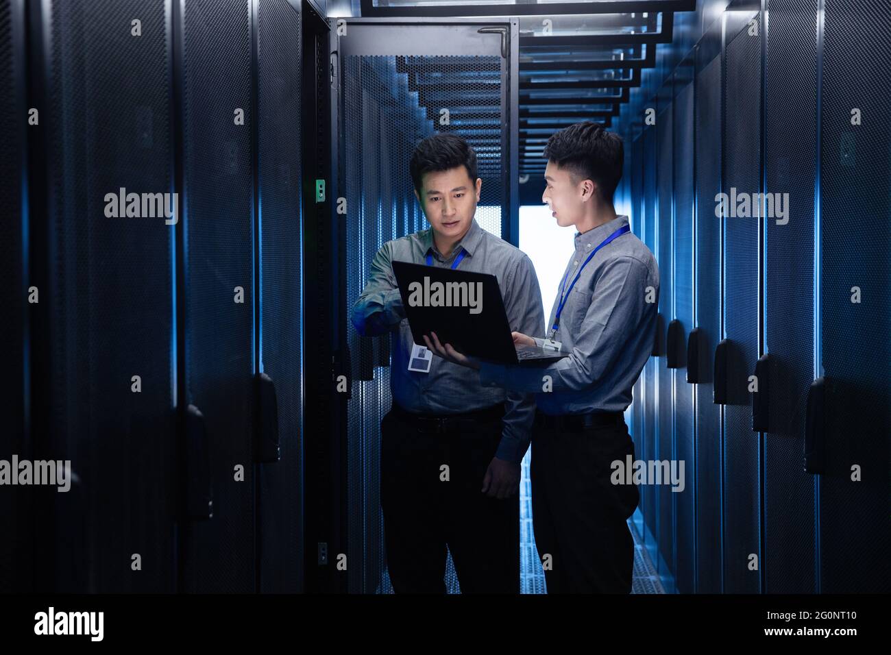 Technical personnel in the maintenance room inspection Stock Photo - Alamy