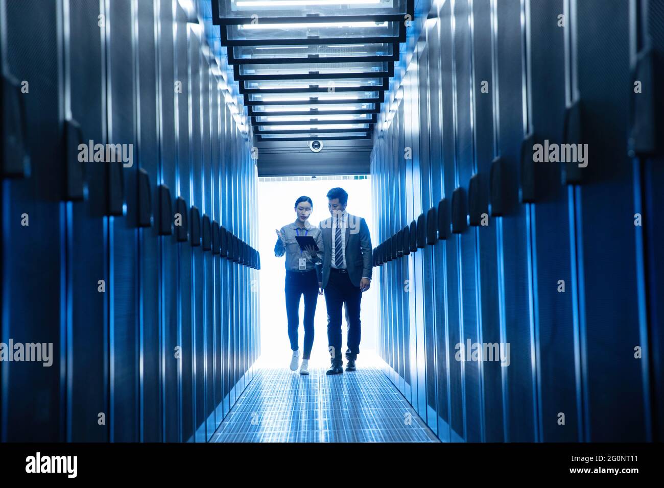 In the computer room technicians for leadership Stock Photo - Alamy