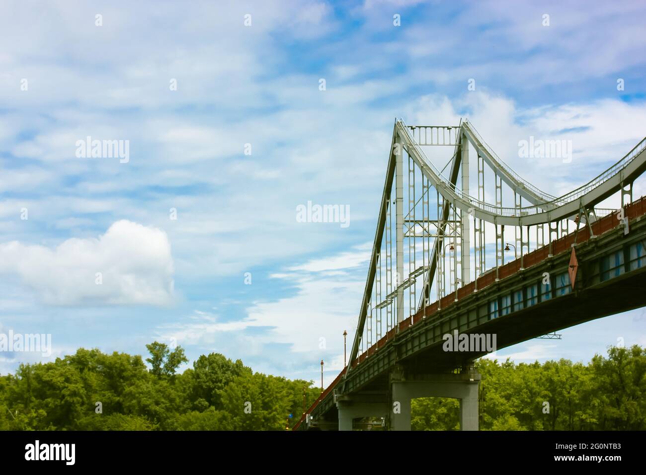 Cable Stayed Pedestrian Bridge High Resolution Stock Photography and ...