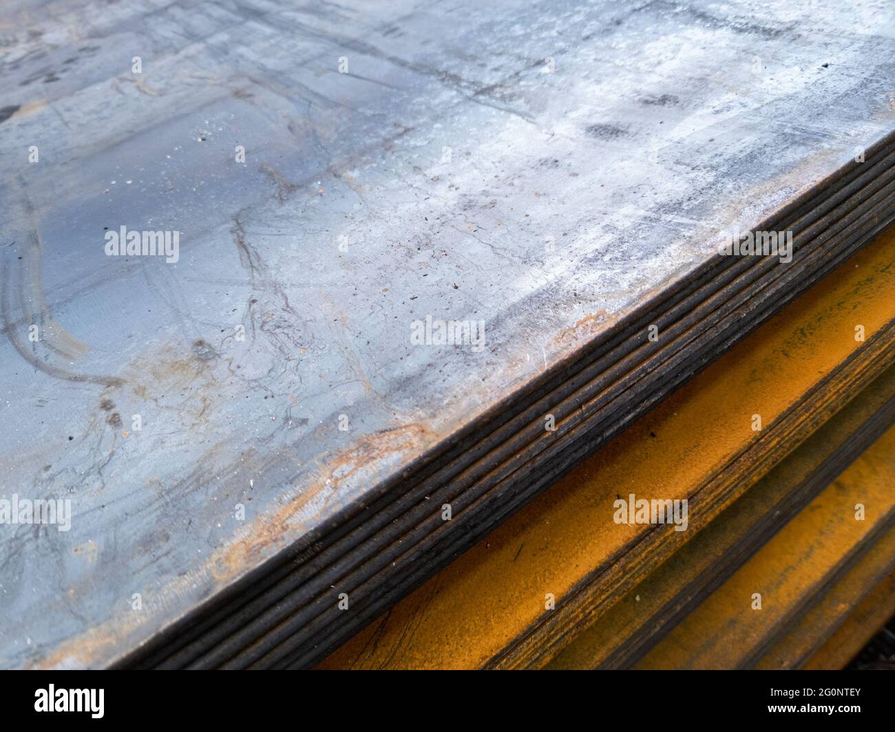 Stack rusted sheet metal hi-res stock photography and images - Alamy