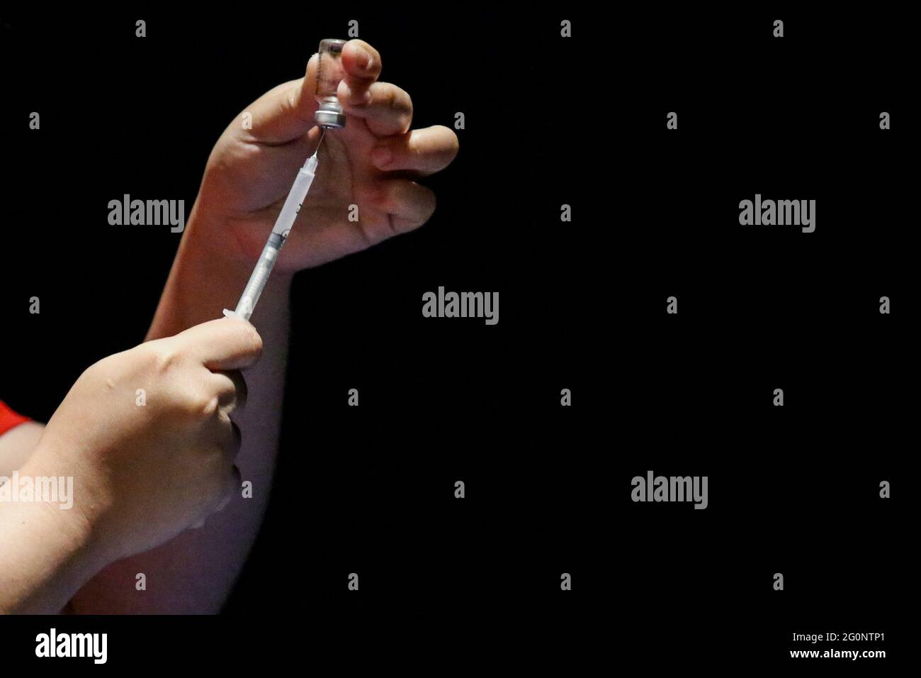 Covid 19 vaccination venue hi-res stock photography and images - Alamy