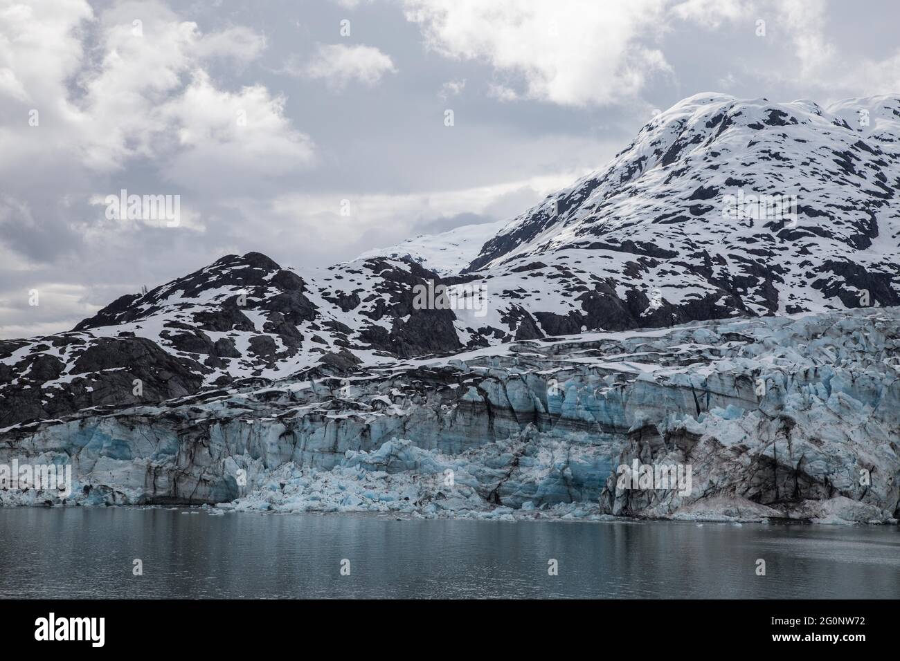 Magnificent Glacial Landscape with Snowcapped Peaks and Ice Formation ...