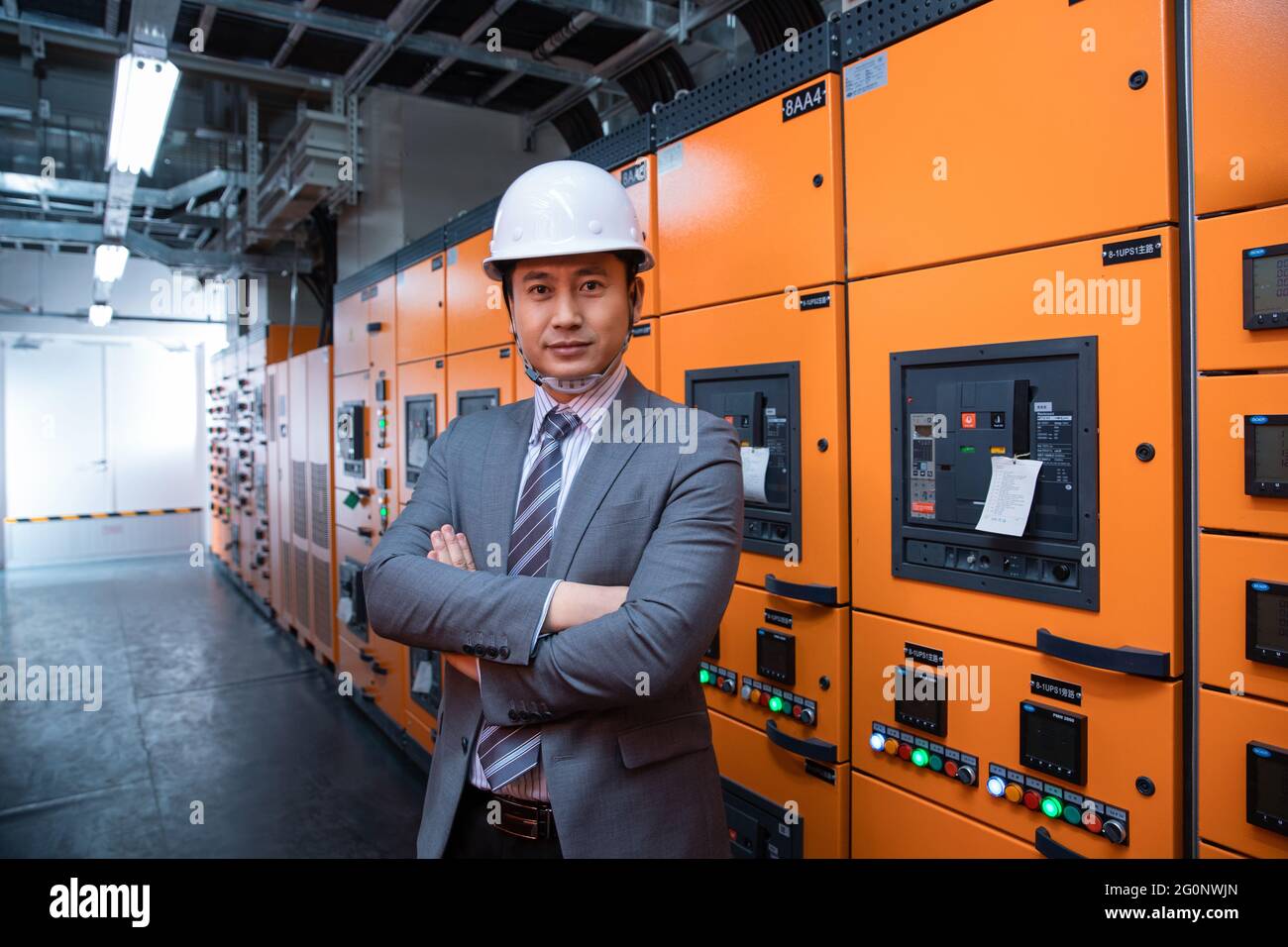 The management work in the workshop inspection Stock Photo - Alamy