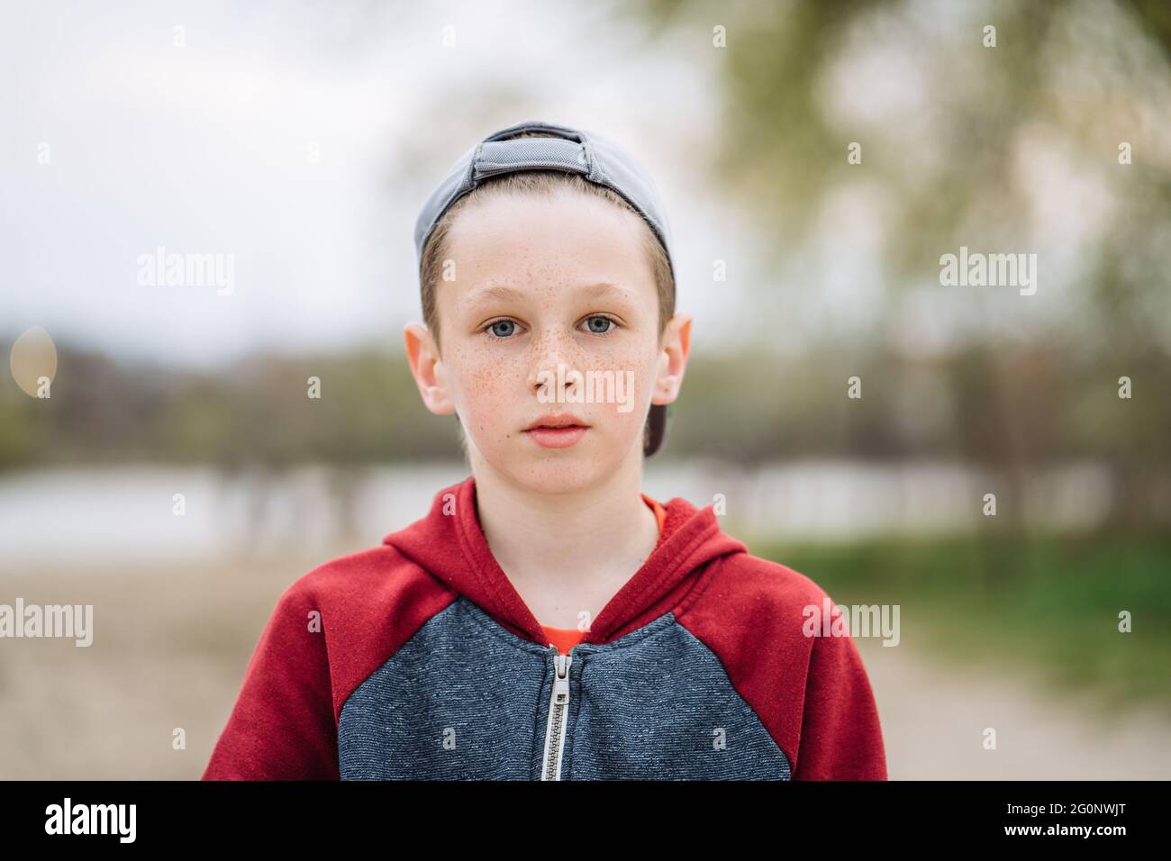 Freckle boy hi-res stock photography and images - Alamy