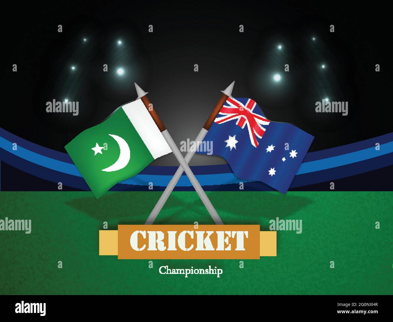 Cricket test india Stock Vector Images - Alamy