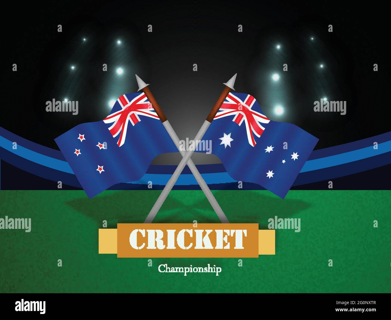 Cricket australia batsman Stock Vector Images - Alamy