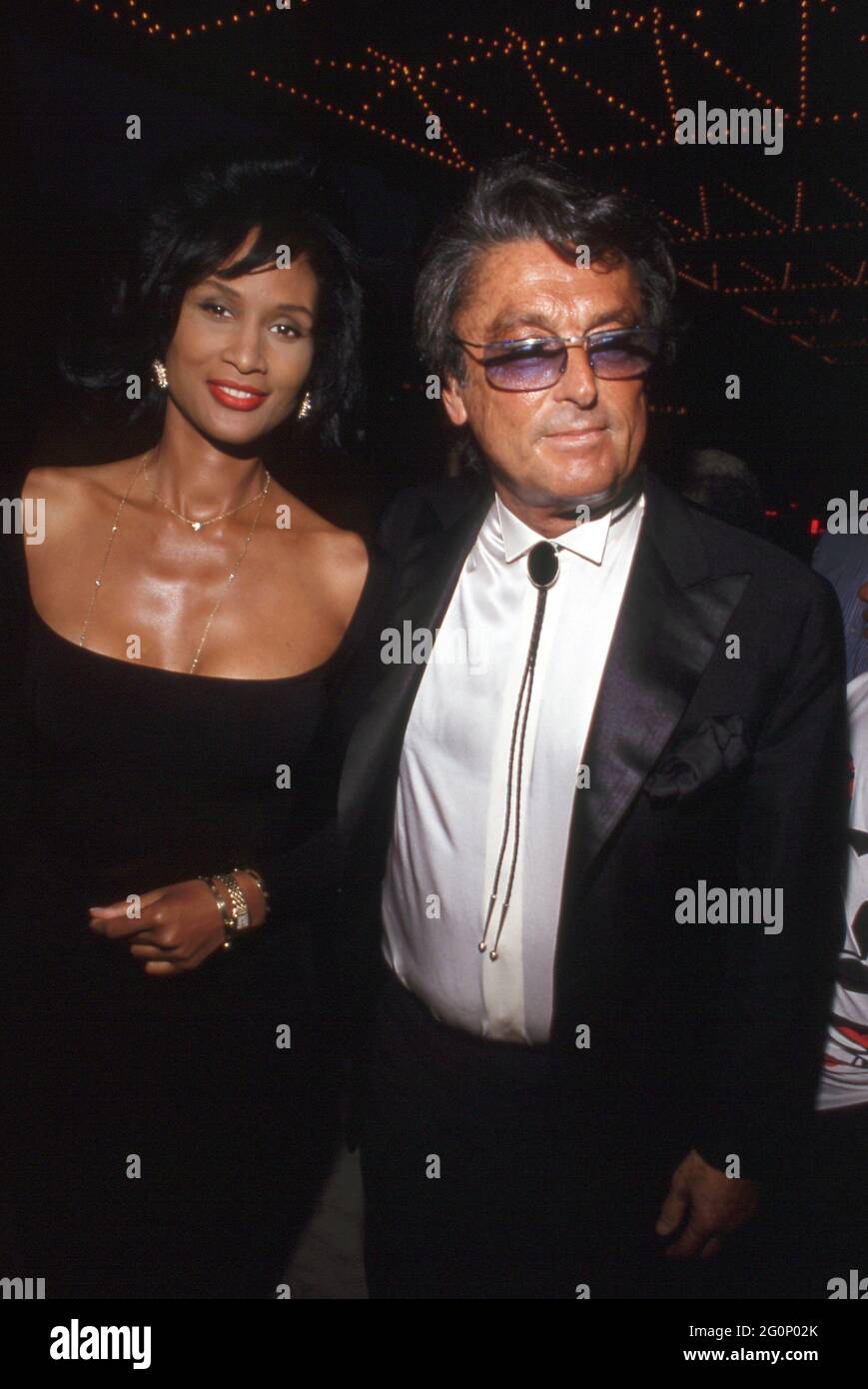 Beverly Johnson and Robert Evans July 1991 Credit: Ralph Dominguez ...