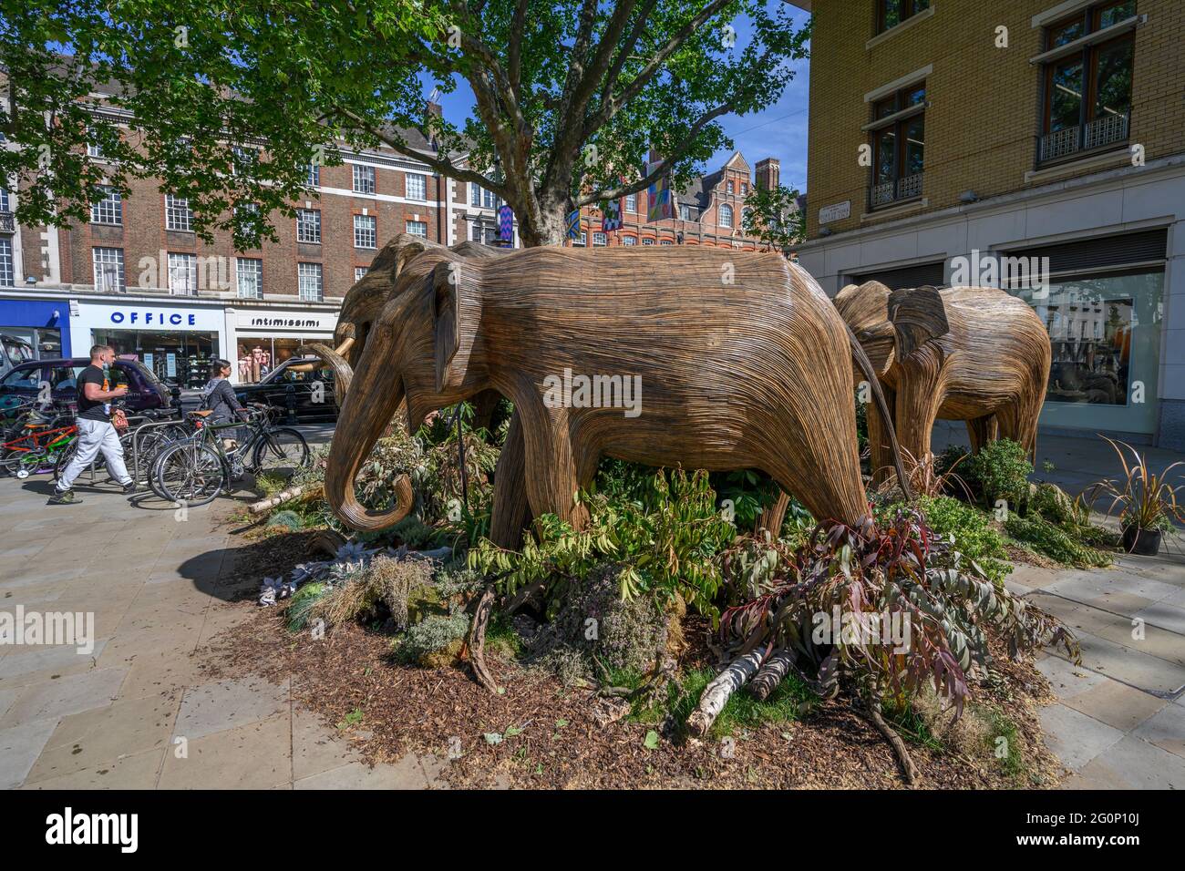 2 June 2021. Hand crafted Elephants from the Co-Existence Herd ...