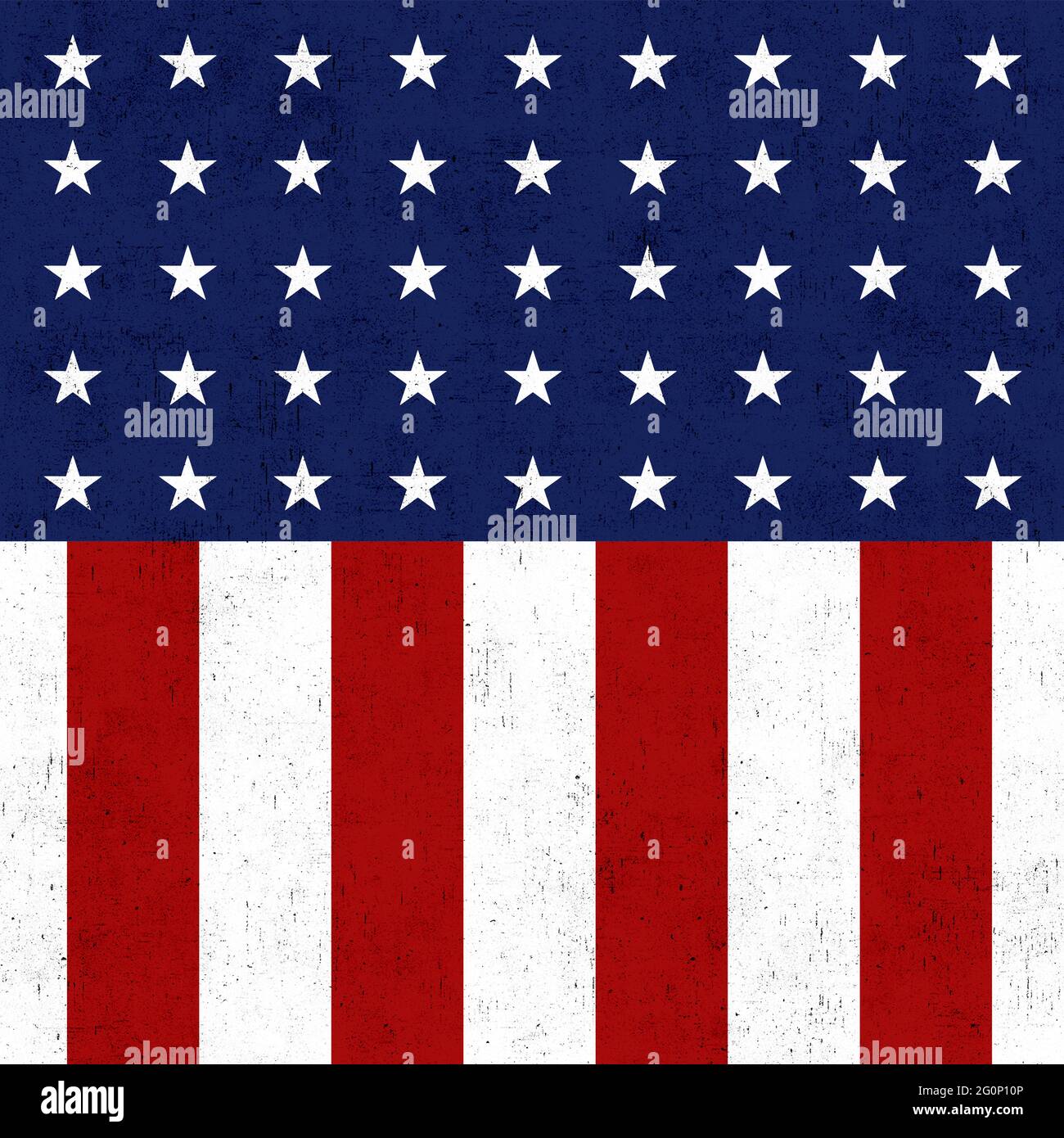 Illustration of USA banner background with elements of the American ...