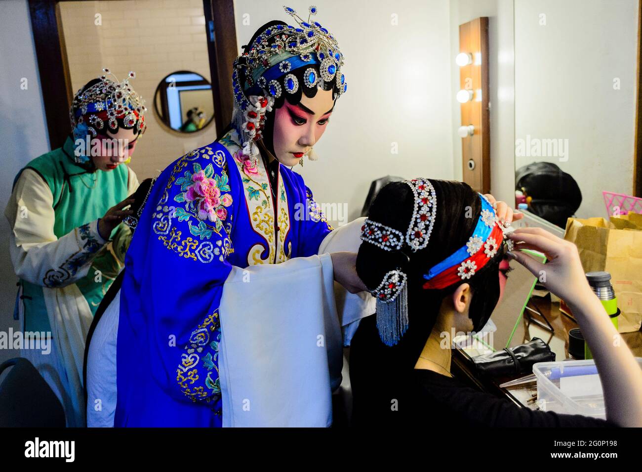 Chinese Opera backstage (Lisbon Stock Photo - Alamy