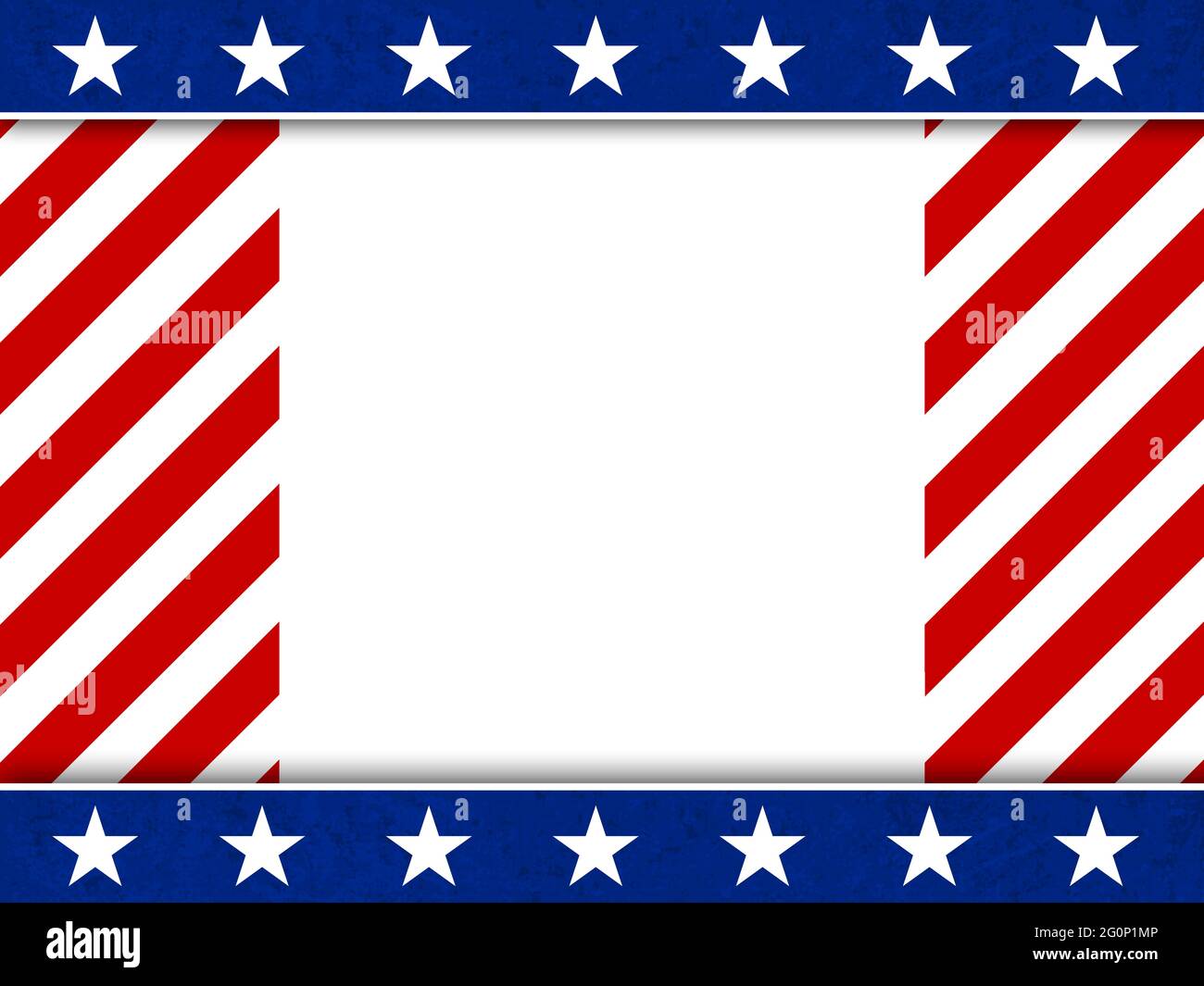 Illustration of USA banner background with elements of the American ...