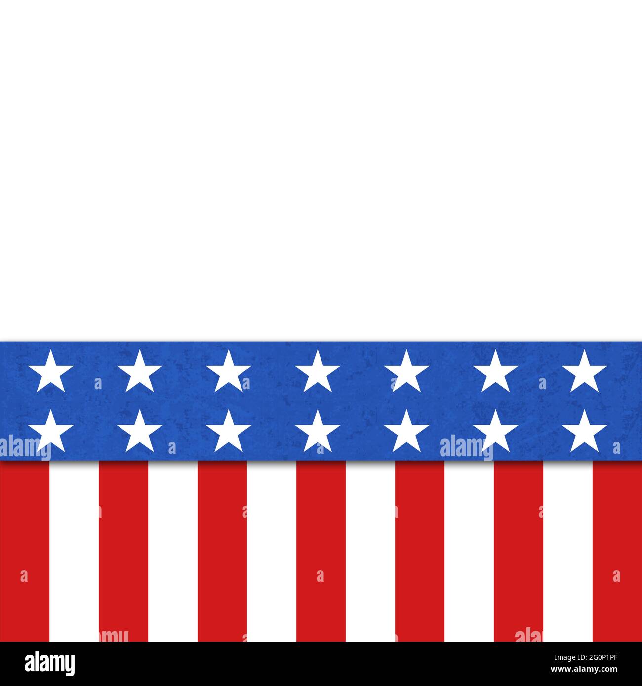 Illustration of USA banner background with elements of the American ...