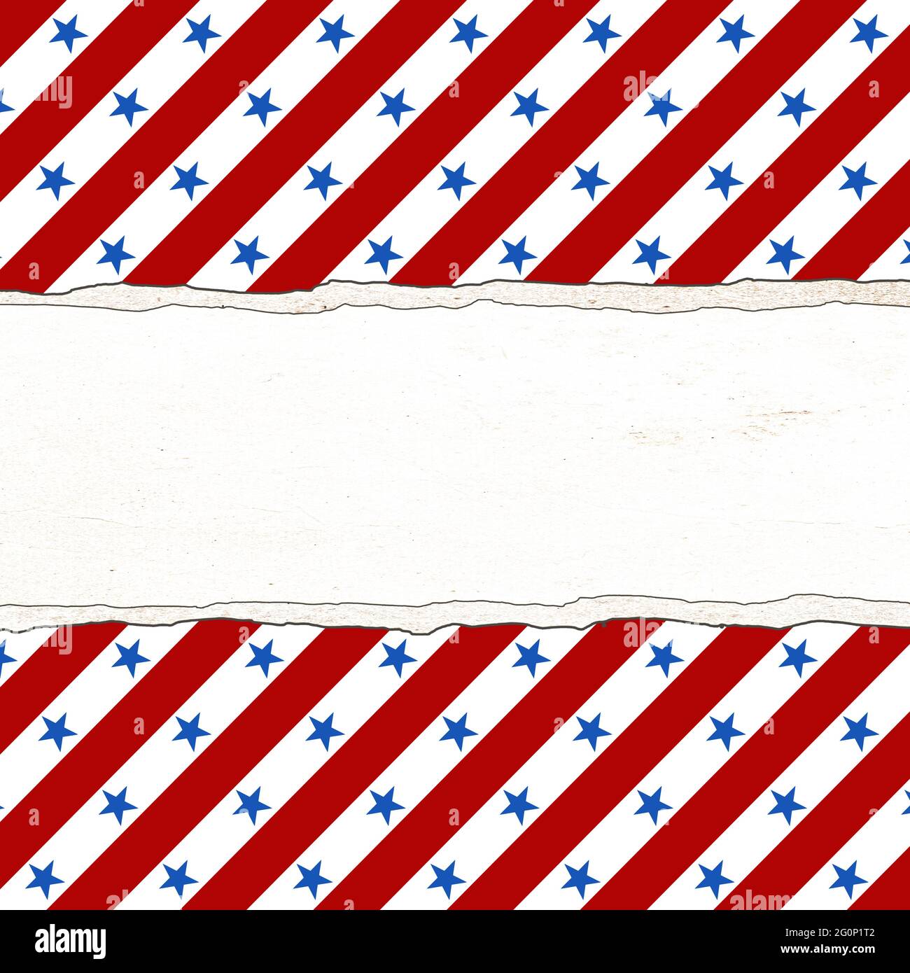 Illustration of USA banner background with elements of the American ...