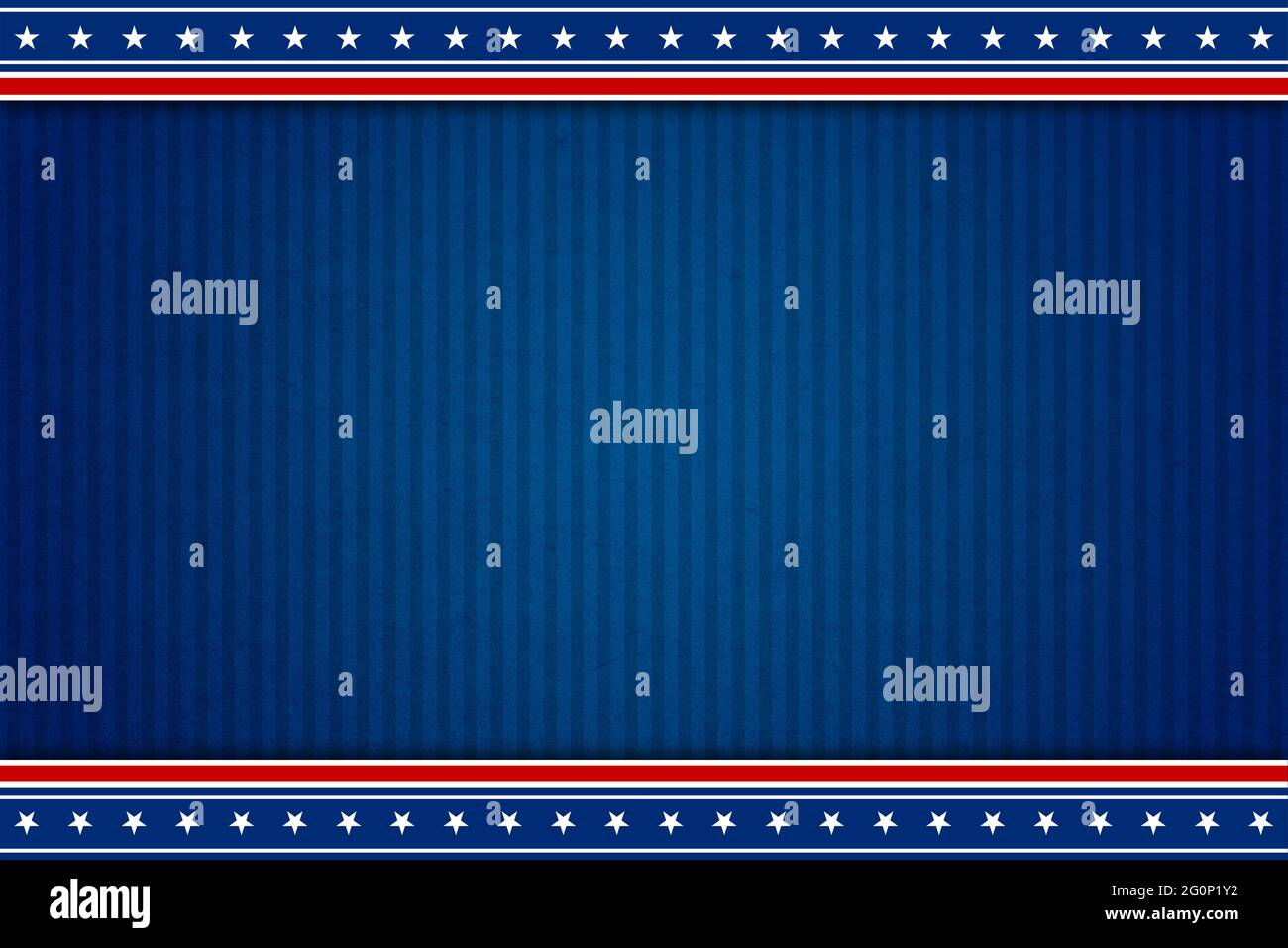 Illustration of USA banner background with elements of the American ...