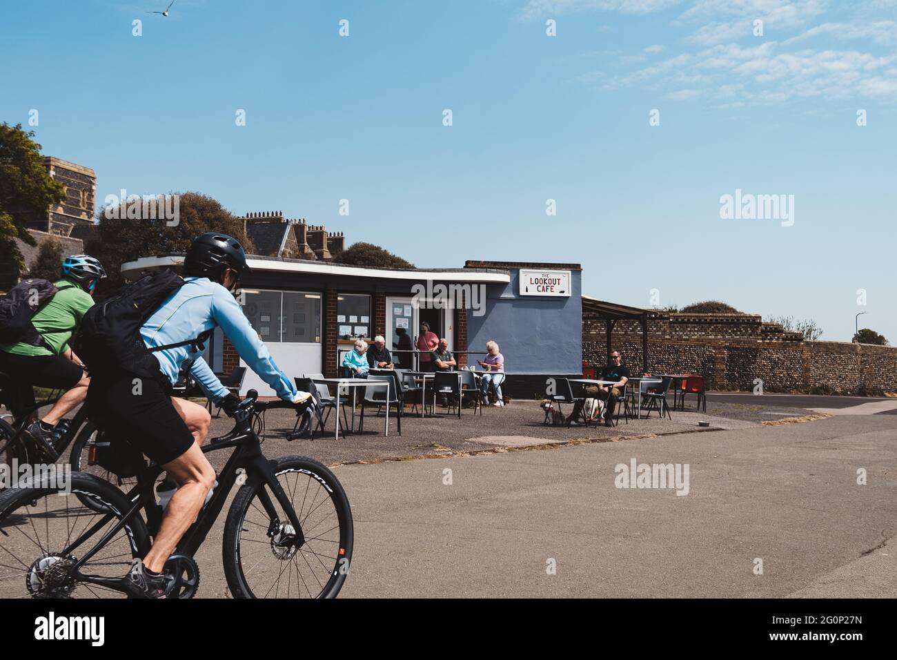 Ramsgate, Kent | UK - 2021.05.29: Elderly people having breakfast at ...