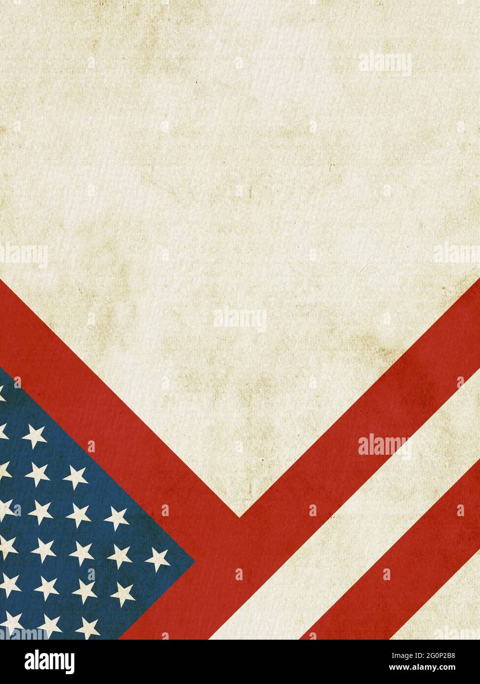 Illustration of USA banner background with elements of the American ...