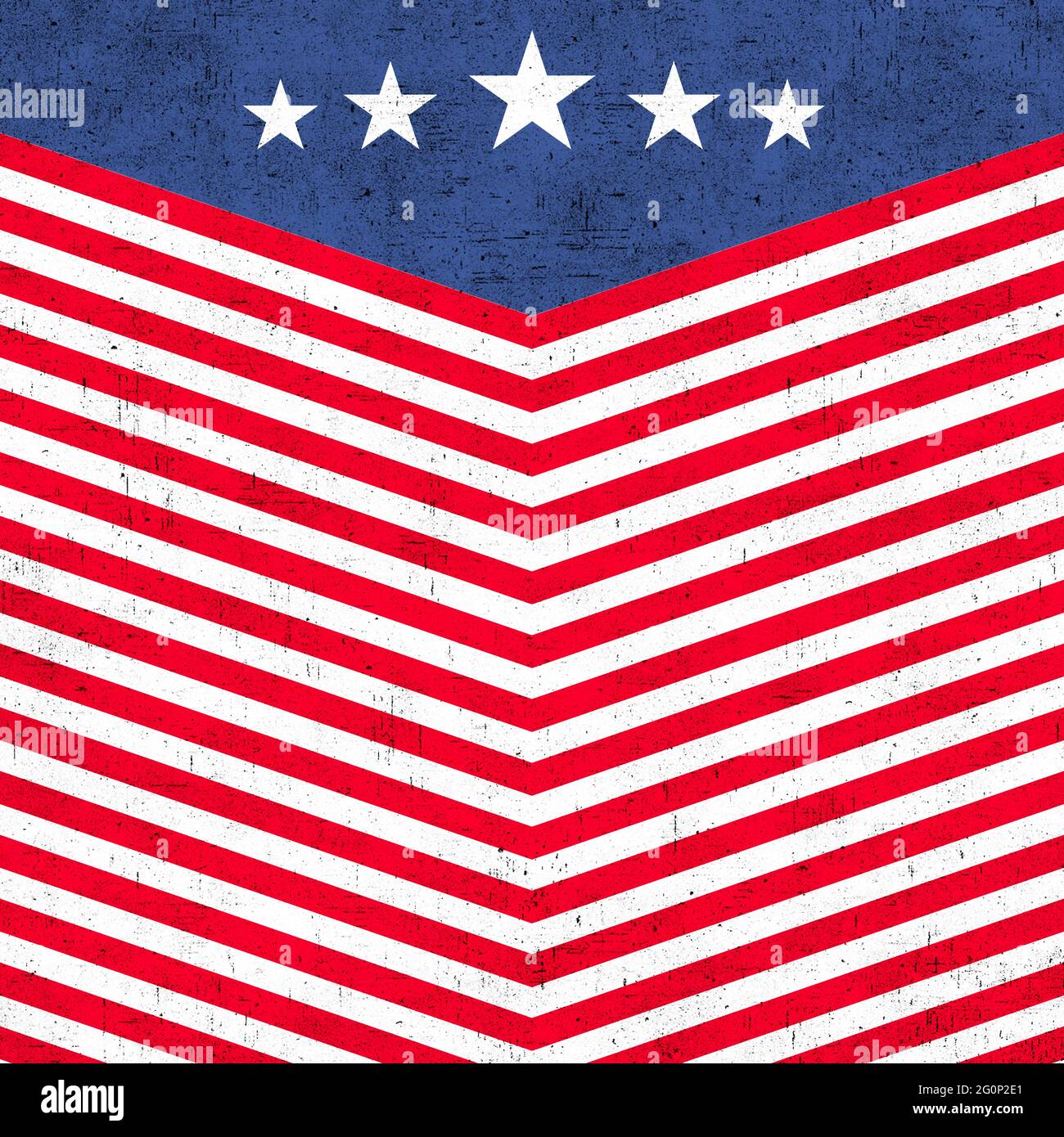 Illustration of USA banner background with elements of the American ...