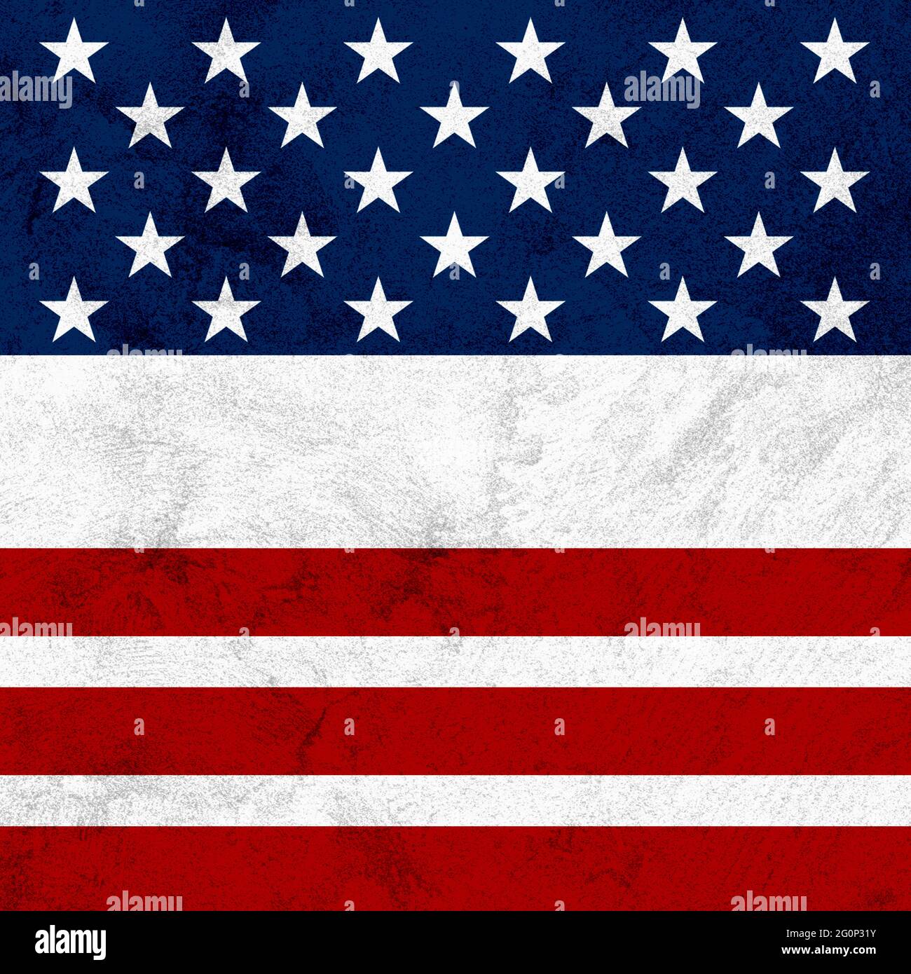 Illustration of USA banner background with elements of the American ...