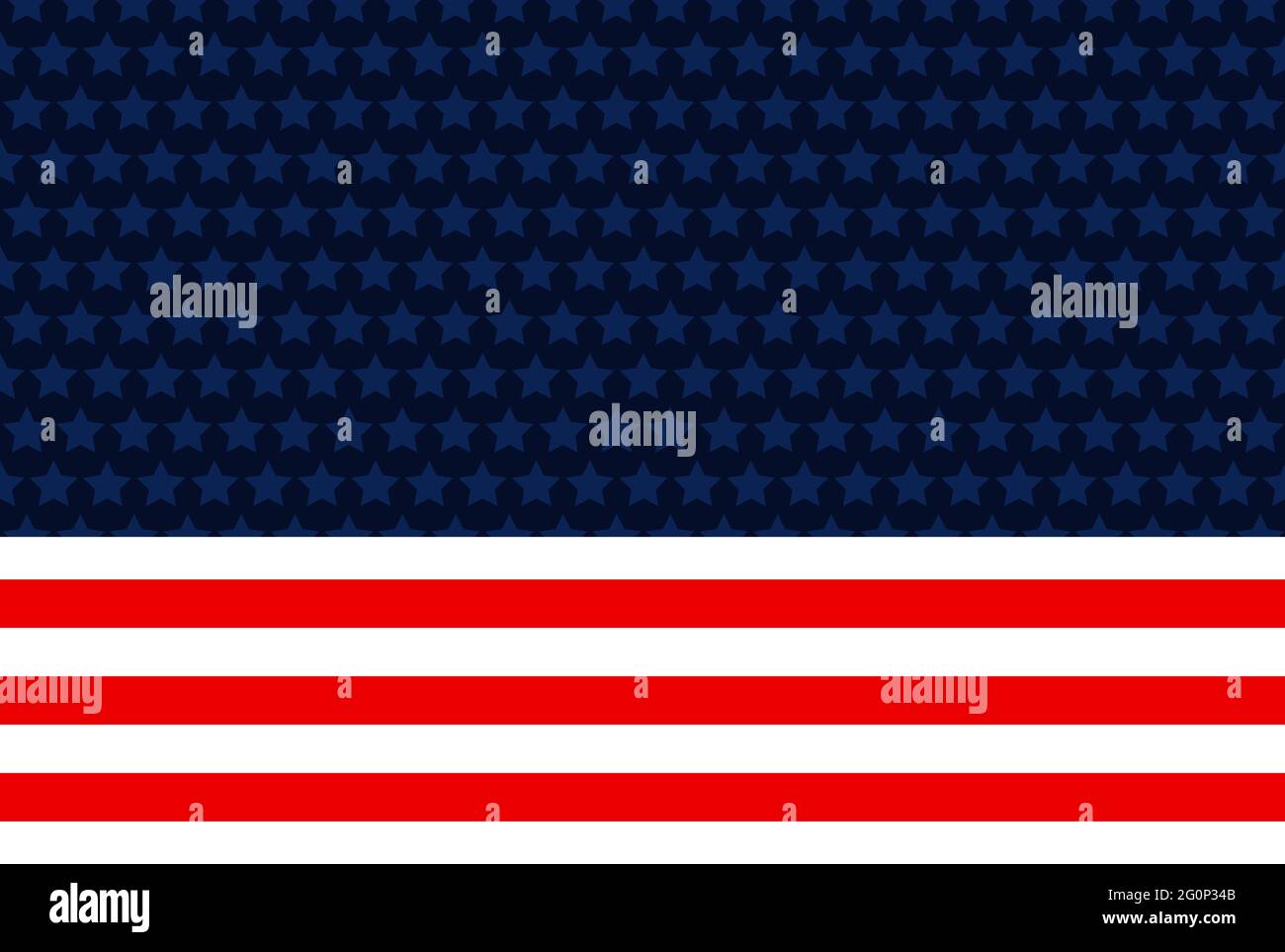 Illustration of USA banner background with elements of the American ...