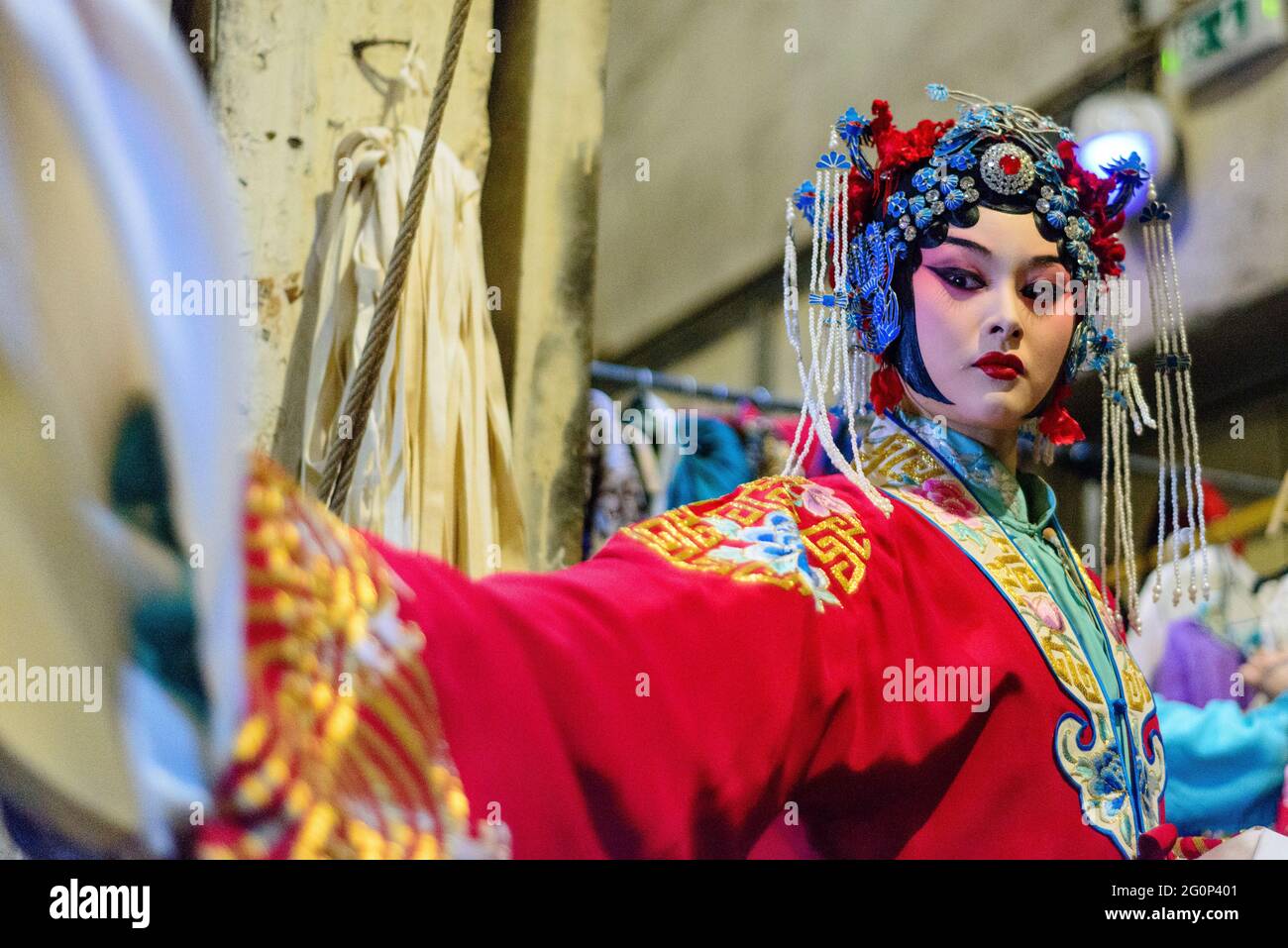 Chinese Opera backstage (Lisbon Stock Photo - Alamy