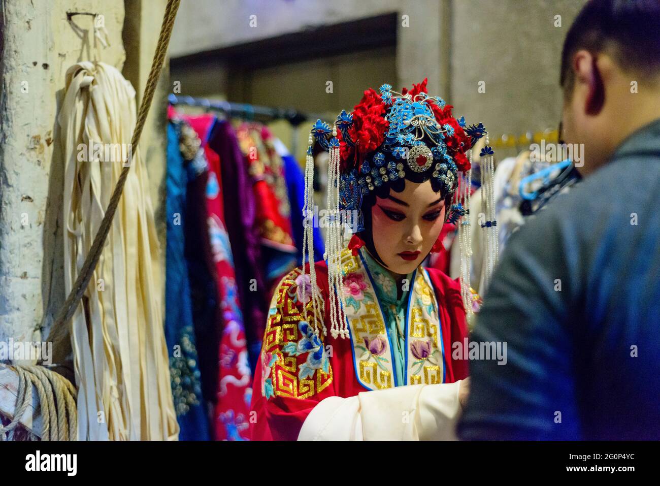 Chinese Opera backstage (Lisbon Stock Photo - Alamy