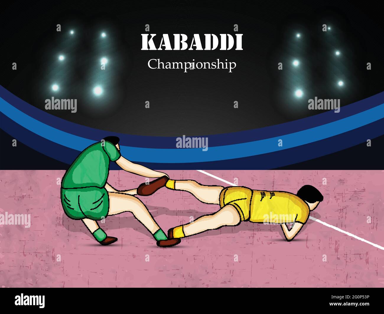 Kabaddi Stock Vector Images - Alamy