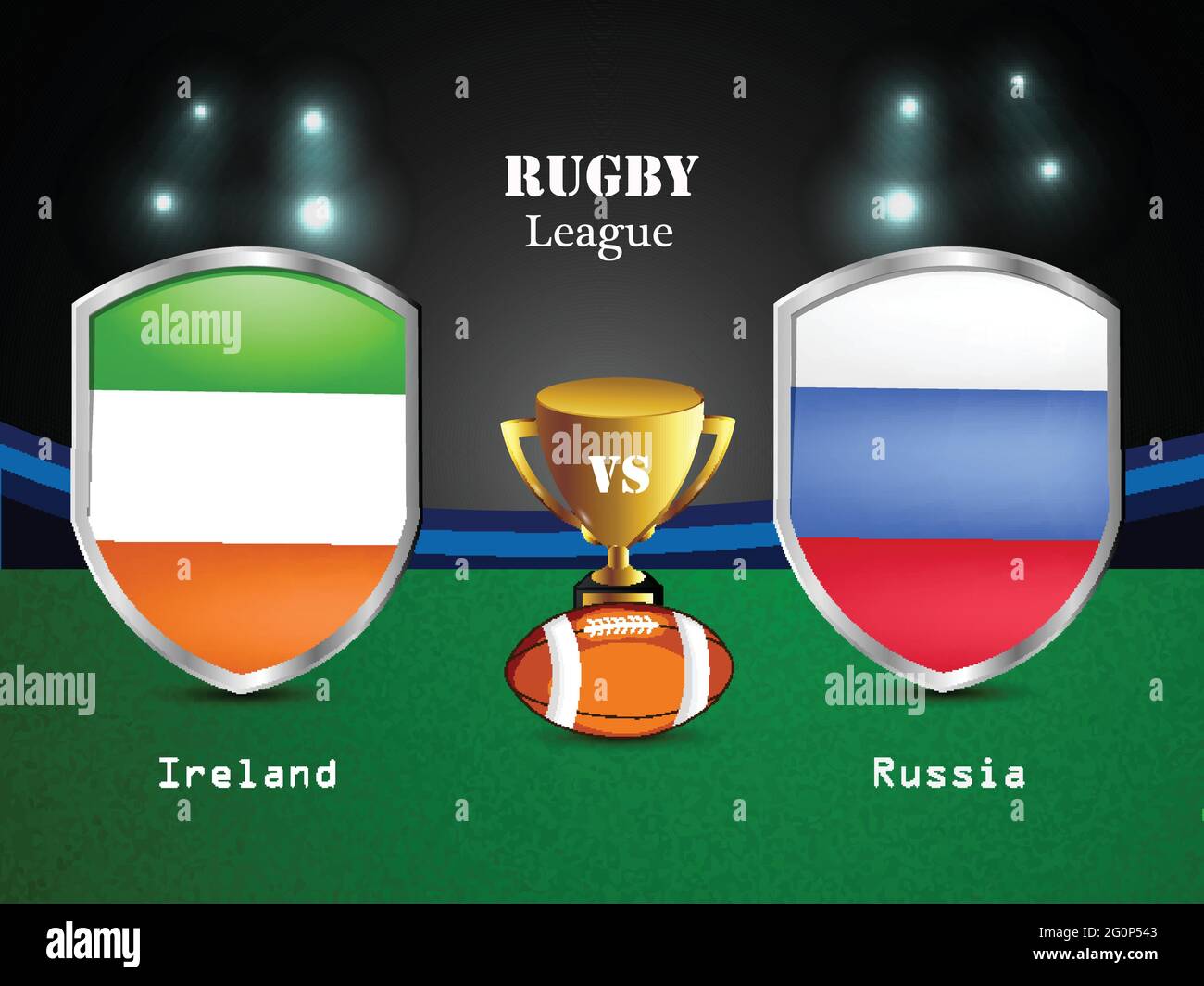 Rugby stadium ireland Stock Vector Images - Alamy
