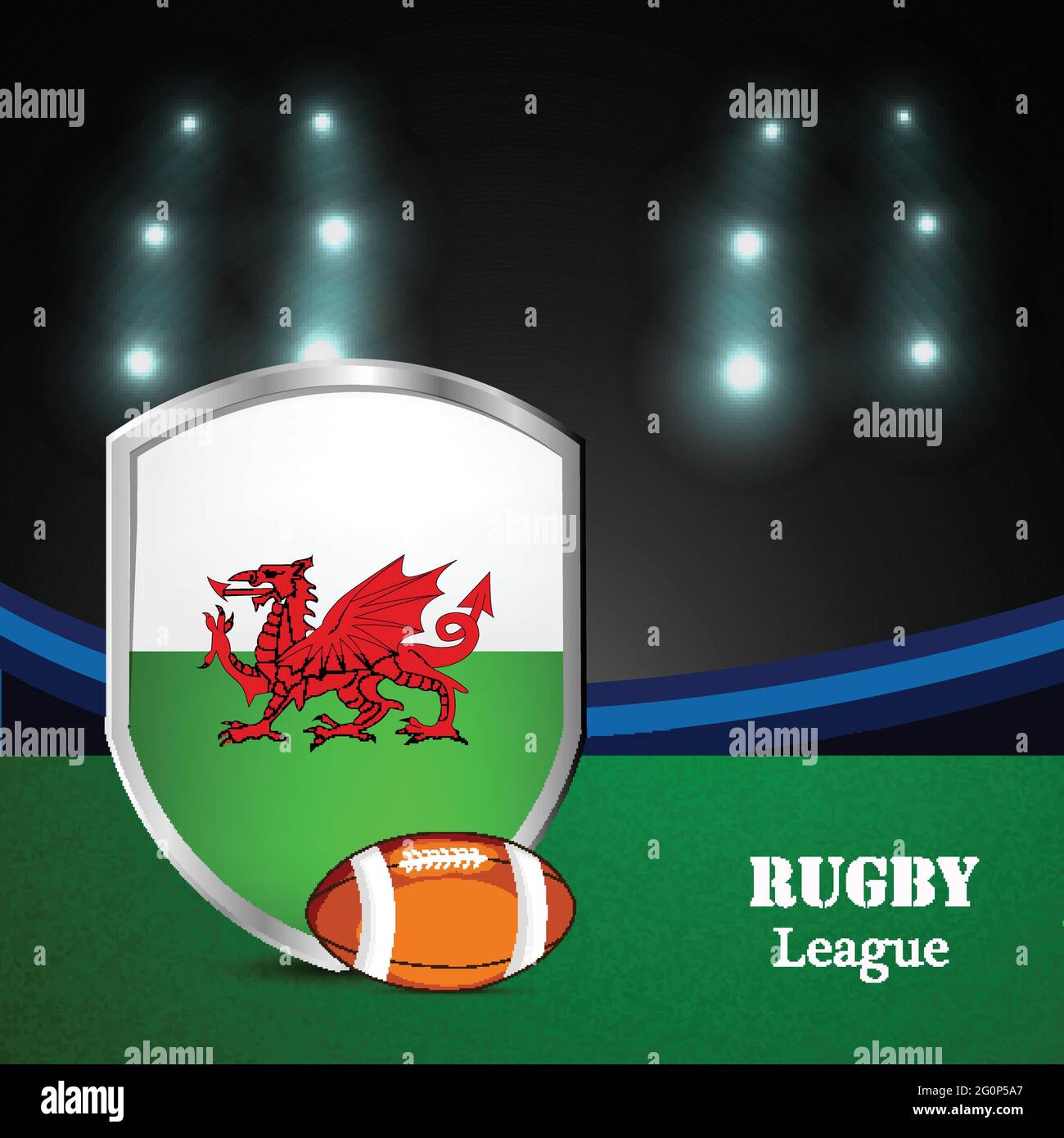 Rugby pitch graphic hi-res stock photography and images - Alamy
