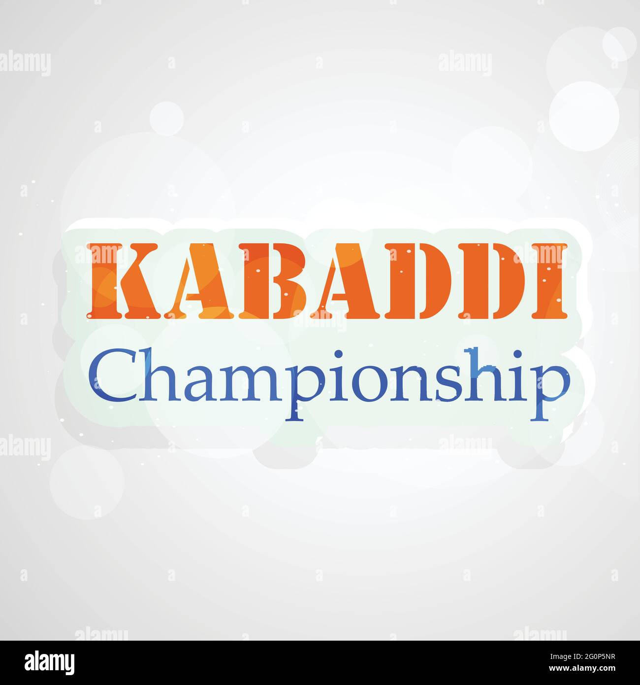 Kabaddi Stock Vector Images - Alamy