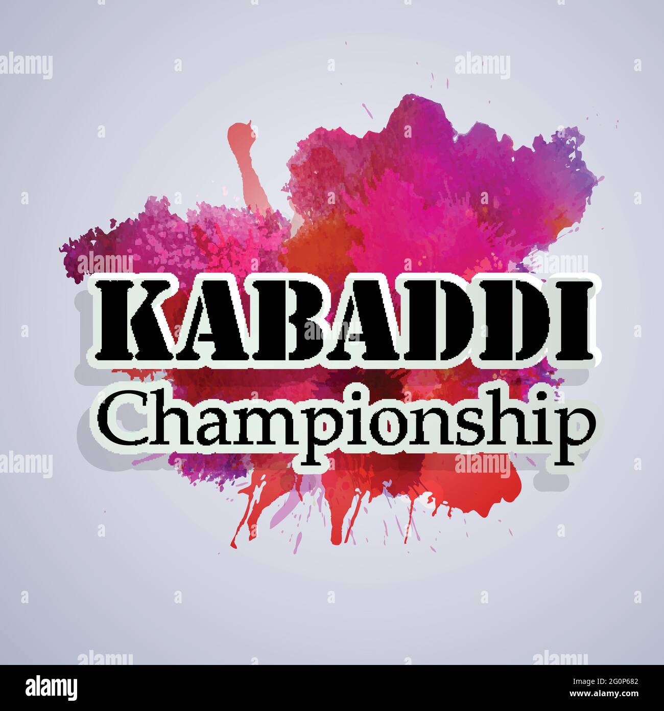 Kabaddi Stock Vector Images - Alamy
