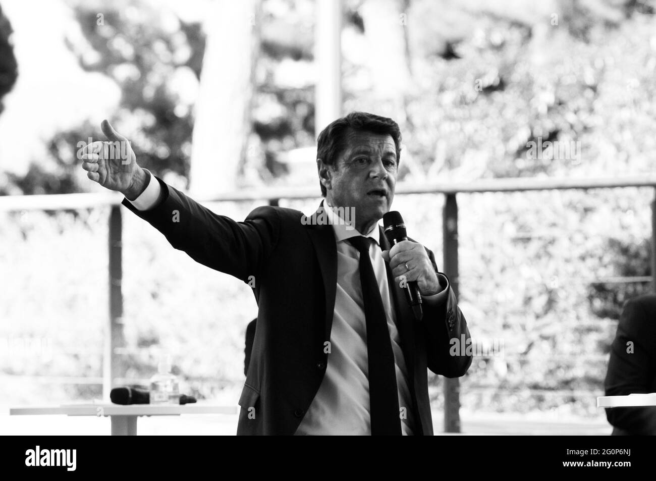 Election campaign right wing Black and White Stock Photos & Images - Alamy