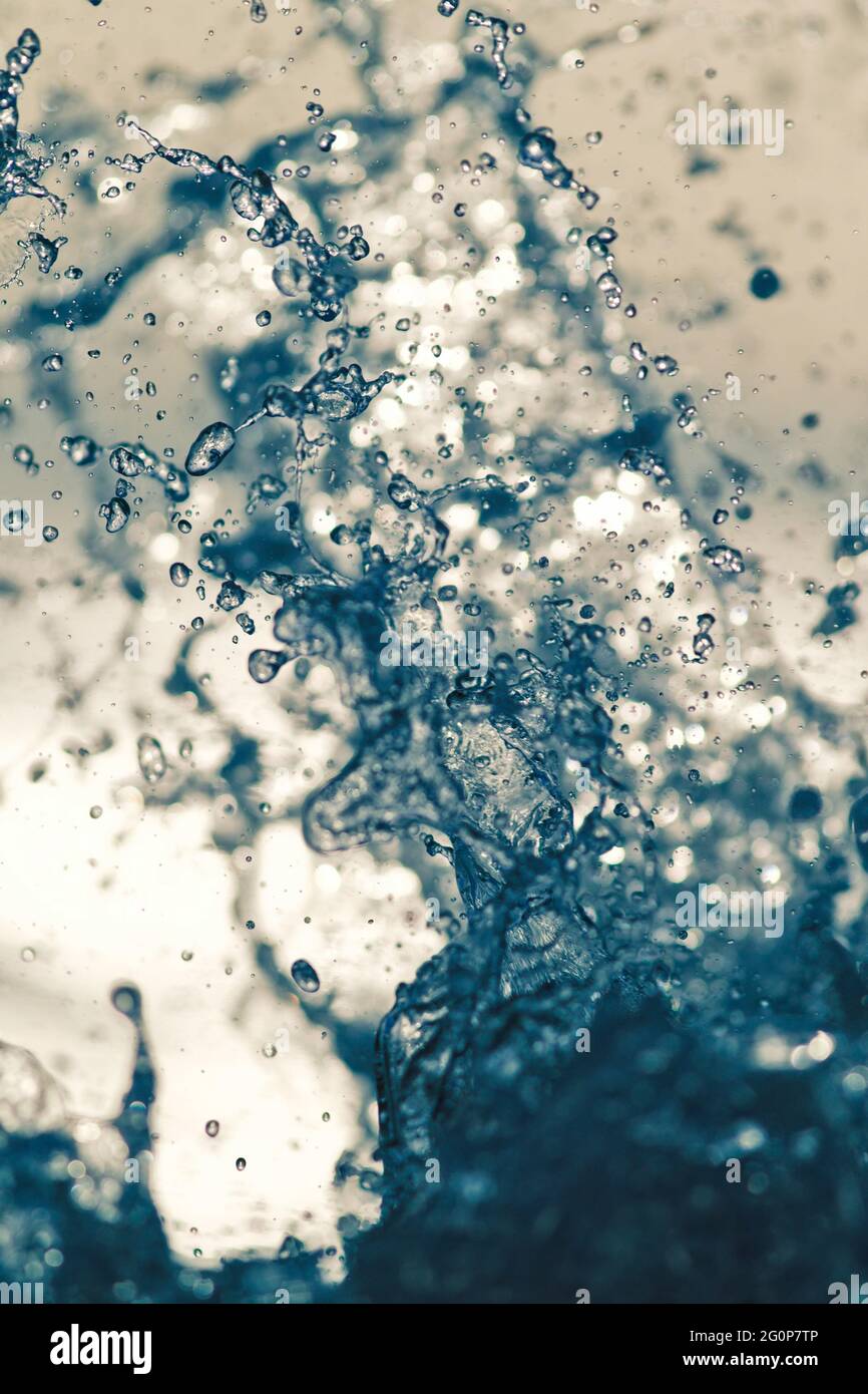 Vertical closeup shot of water splashes Stock Photo - Alamy