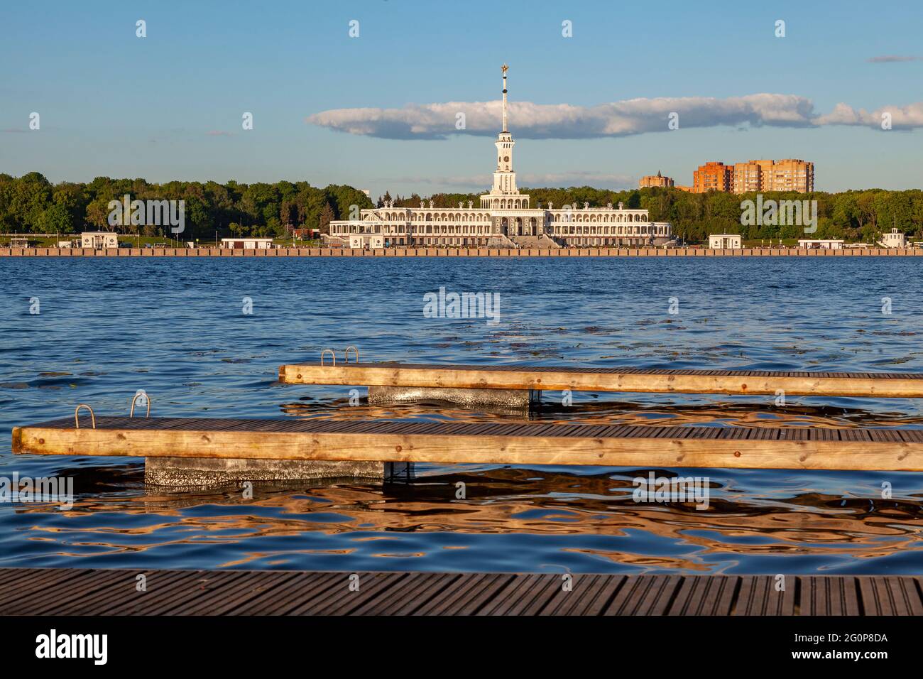 Moscow northern river terminal hi-res stock photography and images - Alamy