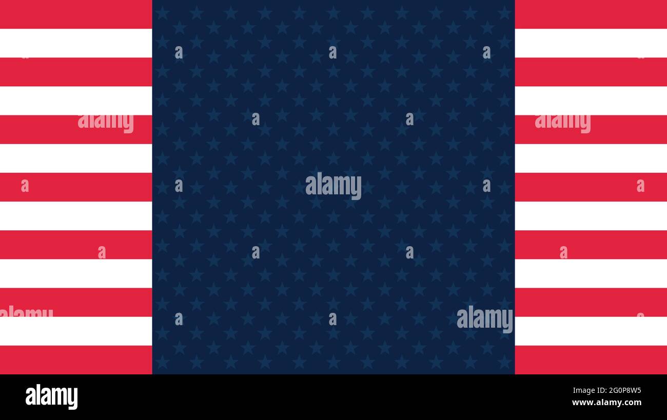 Vector of USA banner background with elements of the American Flag ...
