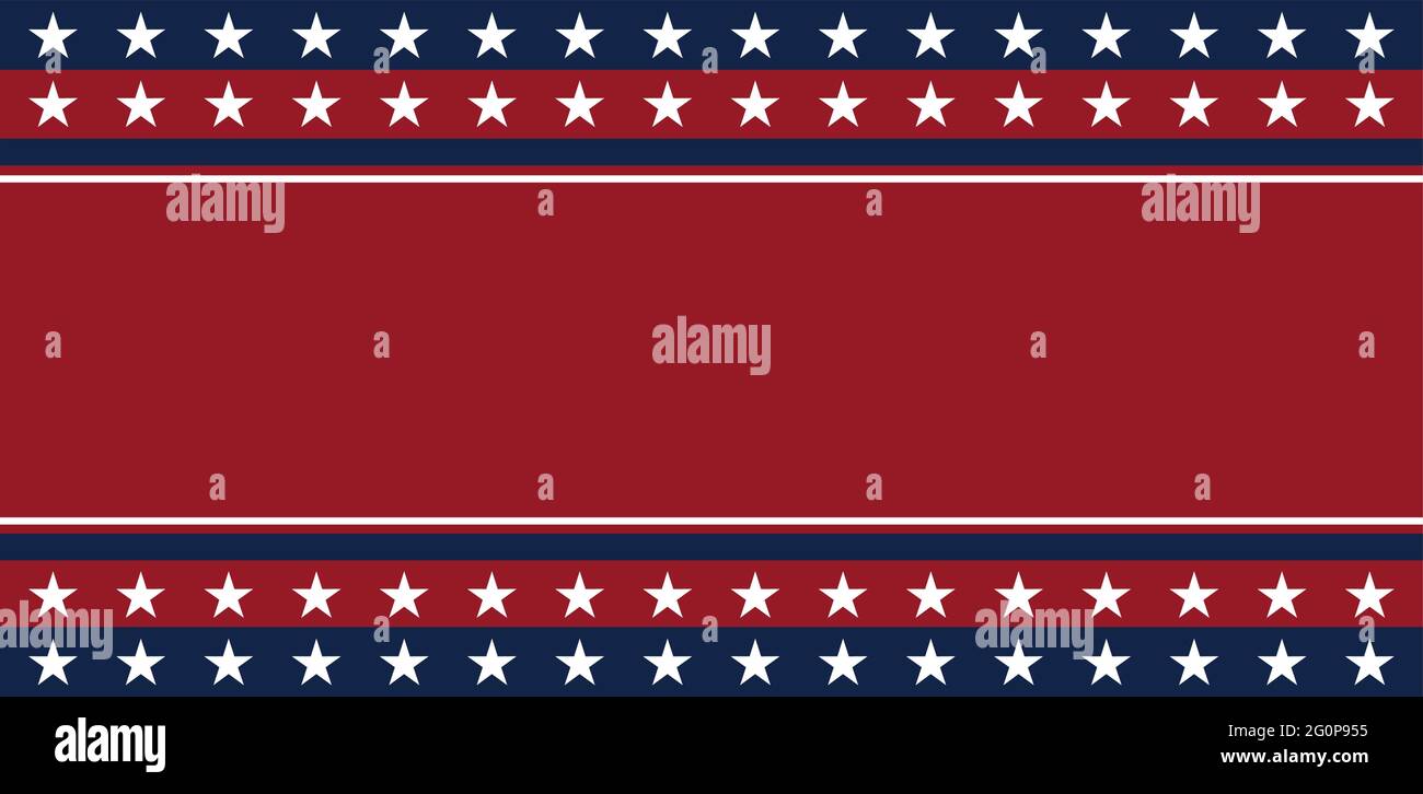 Vector of USA banner background with elements of the American Flag ...