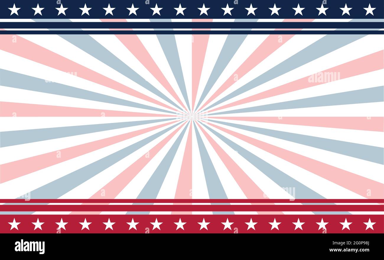 Vector of USA banner background with elements of the American Flag ...
