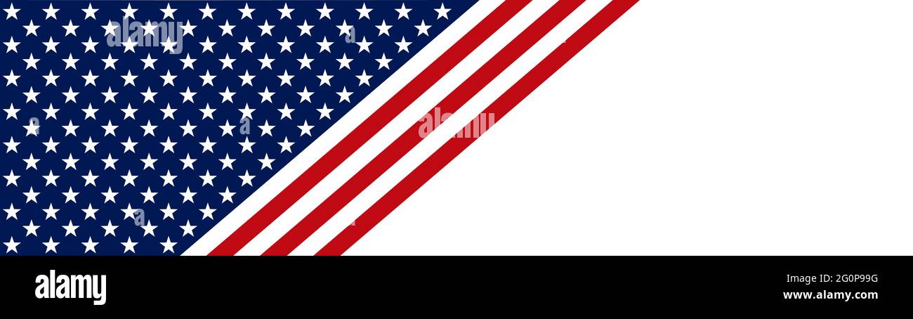 Vector of USA banner background with elements of the American Flag ...