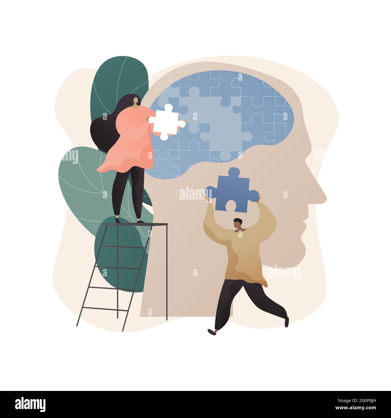 Mindfulness abstract concept vector illustration Stock Vector Image ...