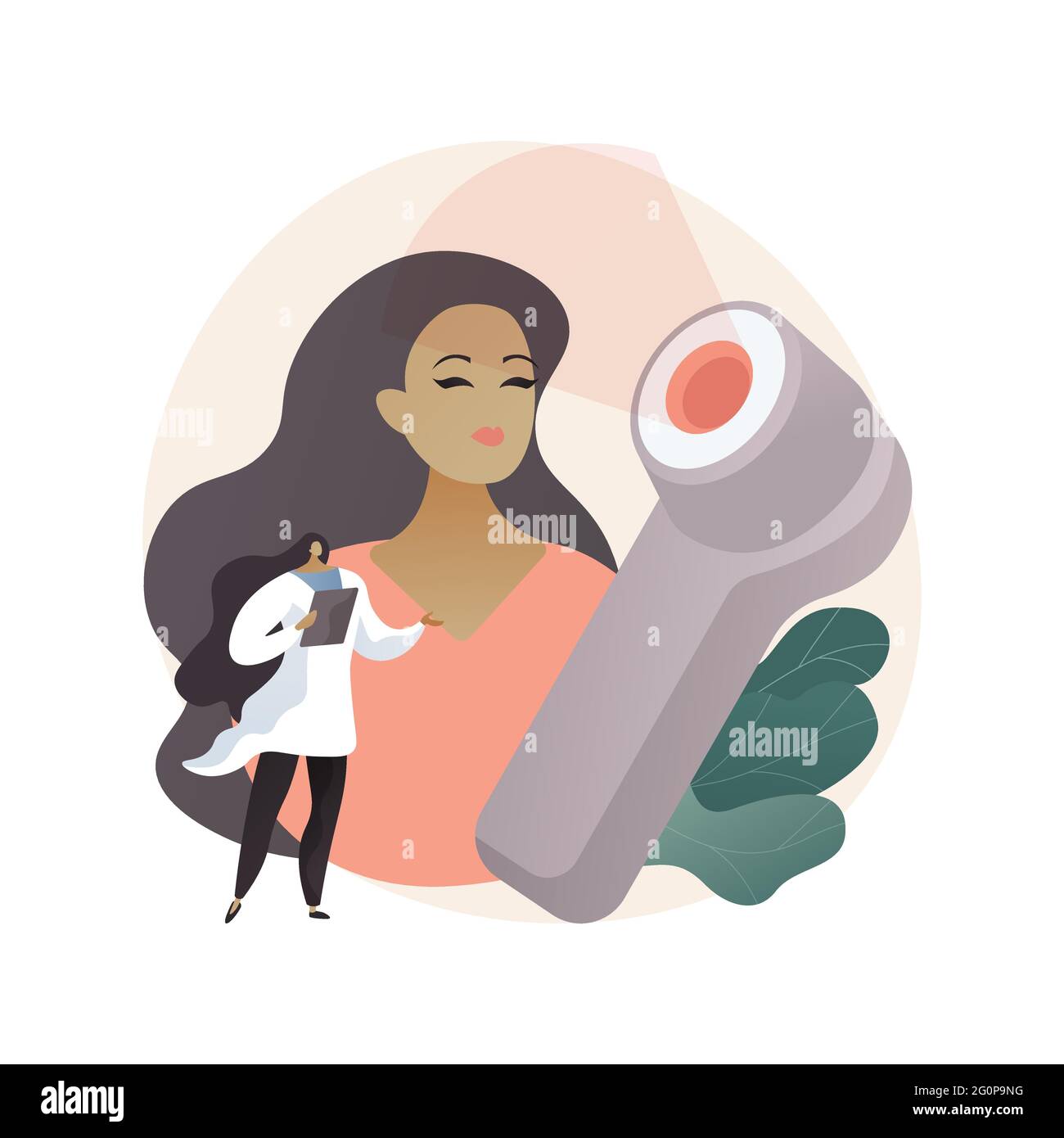 Light therapy abstract concept vector illustration Stock Vector Image ...