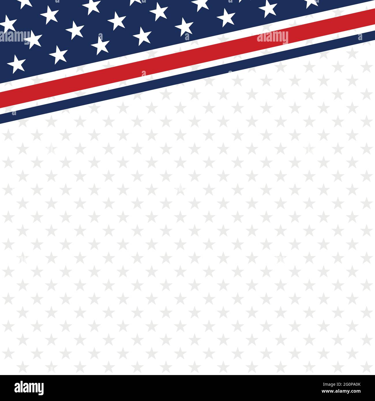 Vector of USA banner background with elements of the American Flag ...